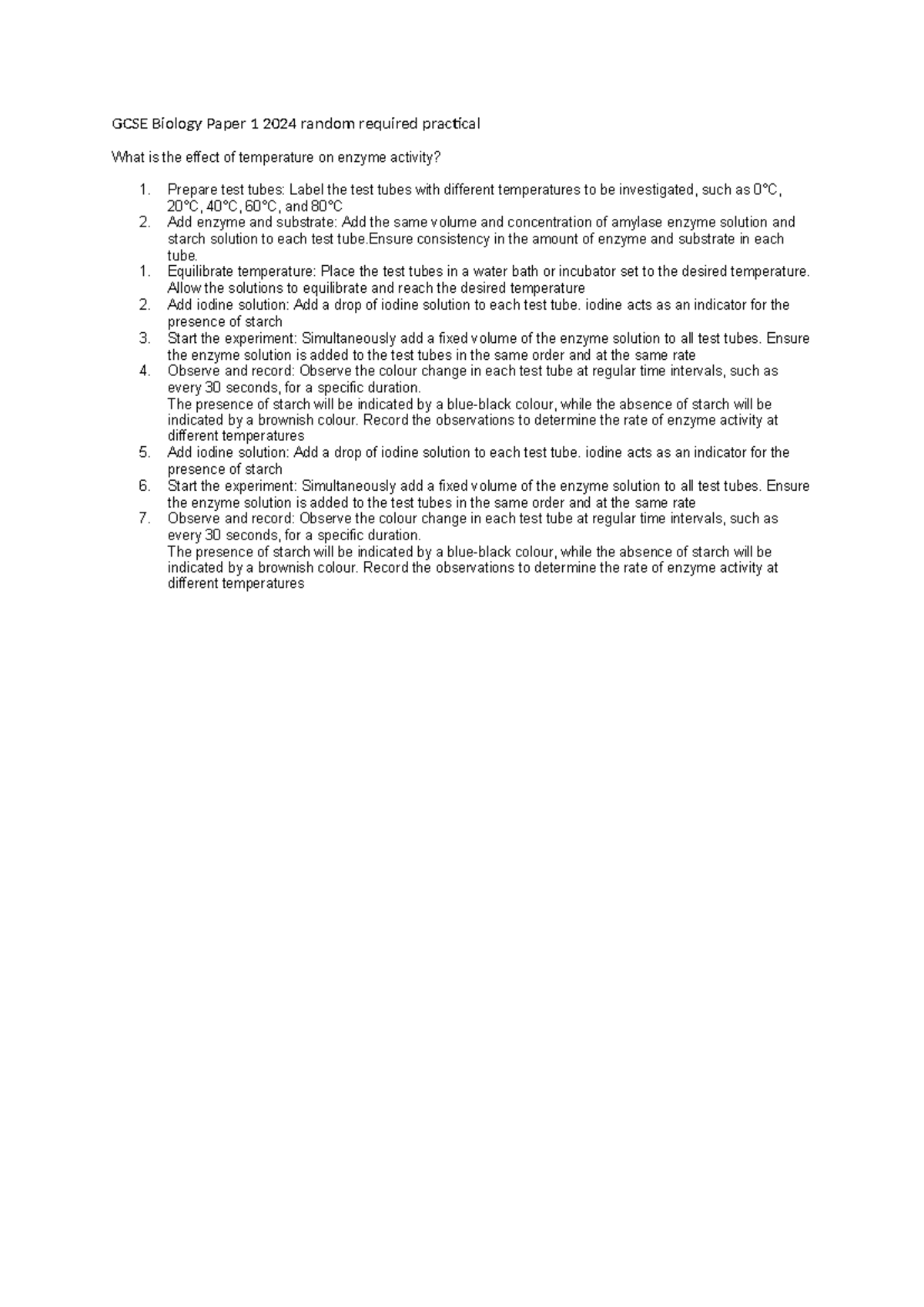 Gcse help biology - Science help - GCSE Biology Paper 1 2024 random ...