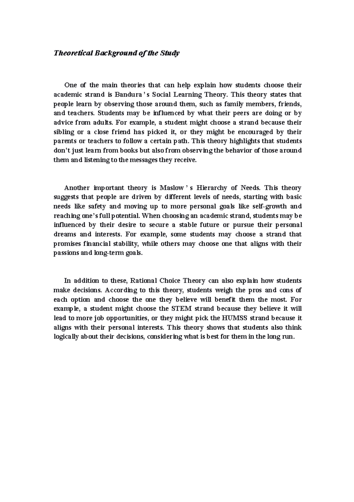 Theoretical-Bac - TRY THIS - Theoretical Background of the Study One of ...