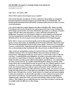 UNV-503 Topic 3 DQ 1 - How is conducting graduate-level research ...