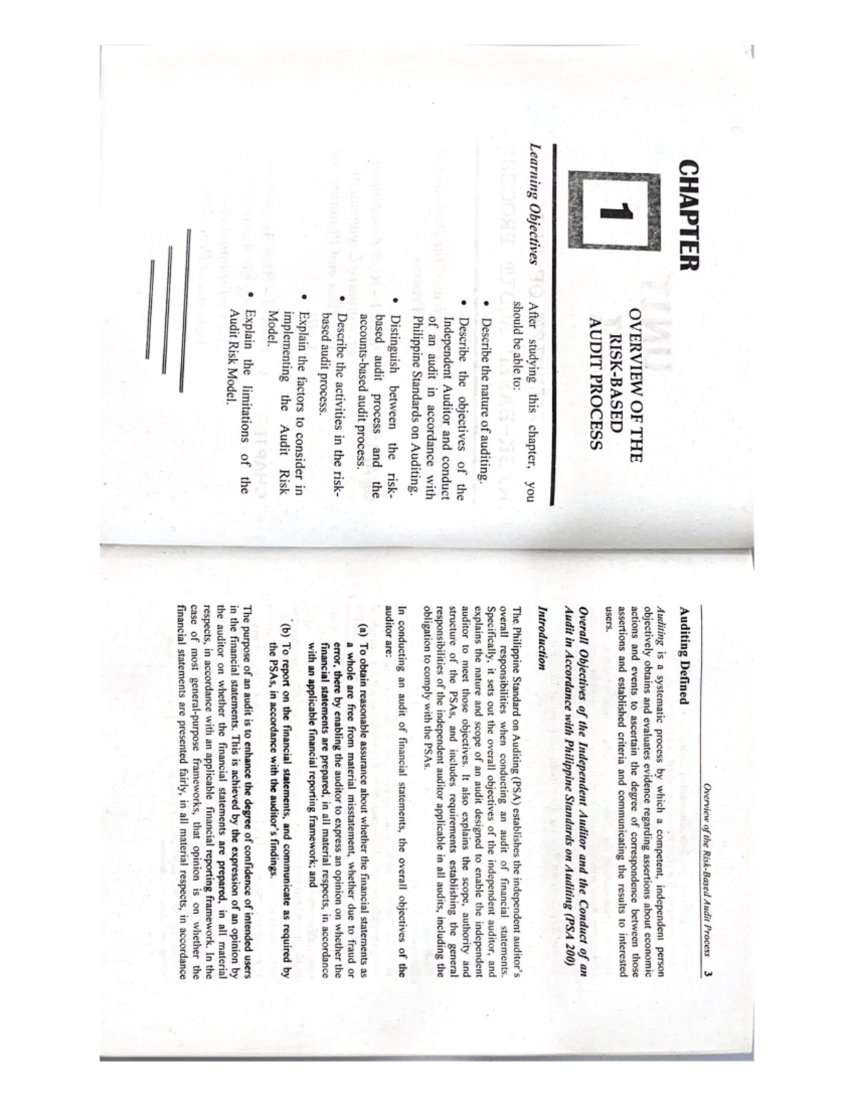 Applied Auditing Cabrera Ch1 - Auditing Theory - Studocu