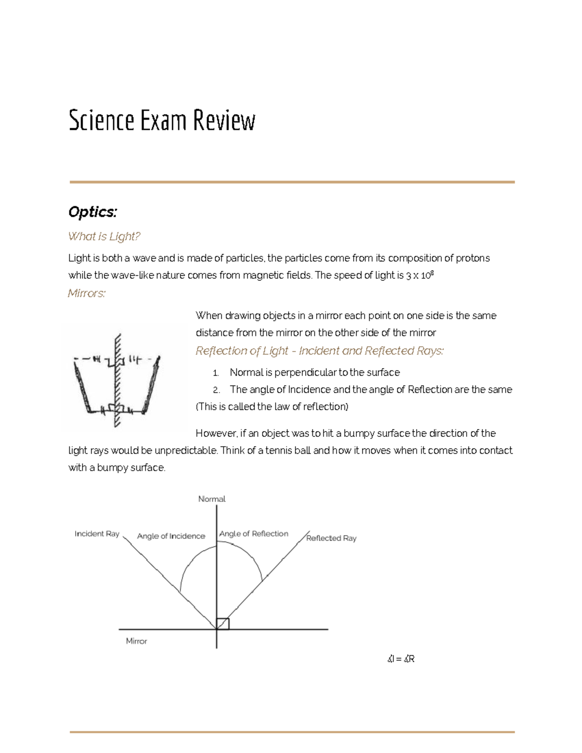 Study Guide - Course Review for Chemistry - SNC 2D8 Science Exam Review ...