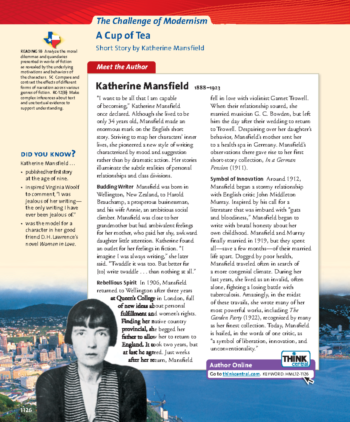 A Cup of Tea - Bhbh - A Cup of Tea Short Story by Katherine Mansfield ...