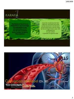 Cells 2 Slides-5 - Circulation - Science for Nursing - Studocu