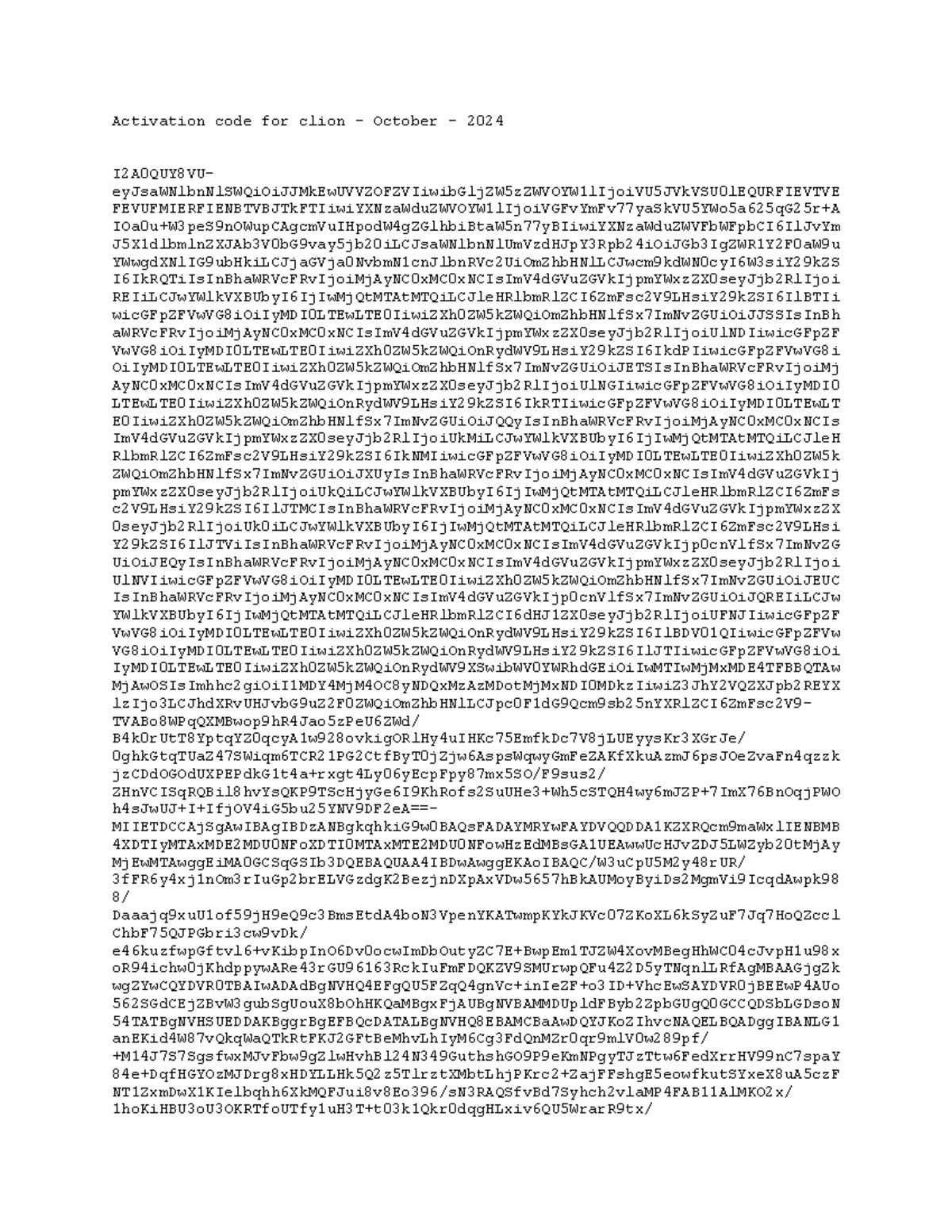 Activation code for clion - Studocu