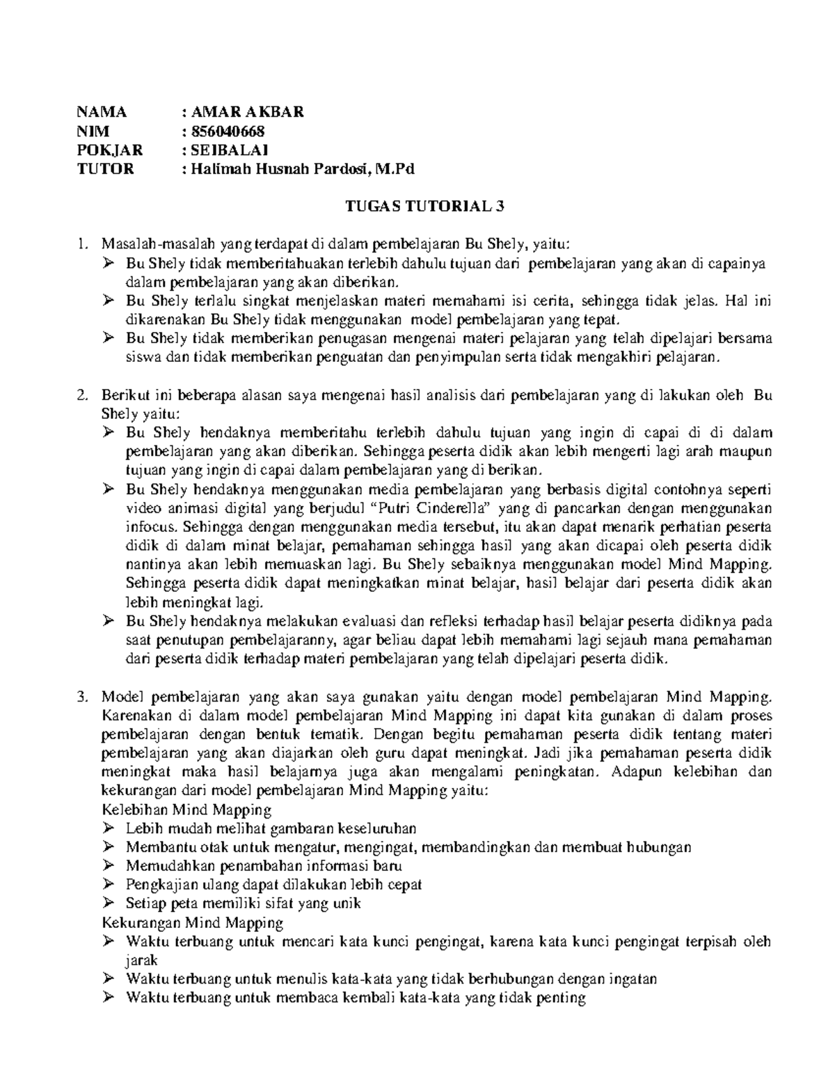 TT3 TAP - AMAR Akbar - 856040668 - NAMA : AMAR AKBAR NIM : 856040668 ...