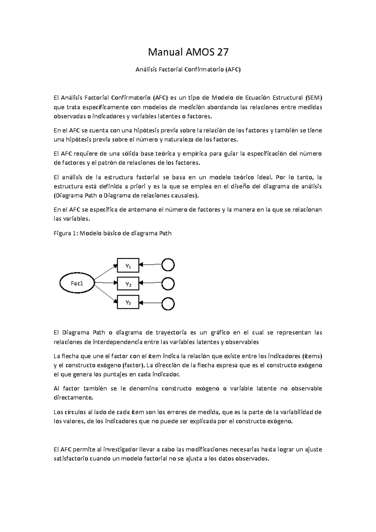Manual AMOS 27 - Tutorial para el manejo de AMOS 27 y la interpretación de resultados - Manual ...