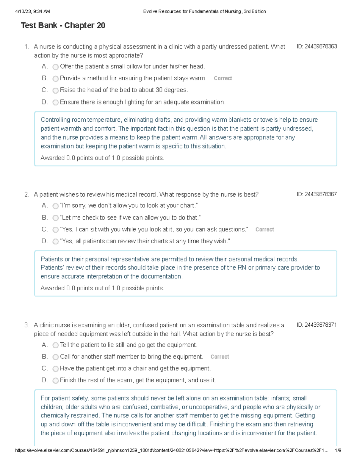Ch+20+Ans - These are practice questions a professor gave us for ch 20 ...