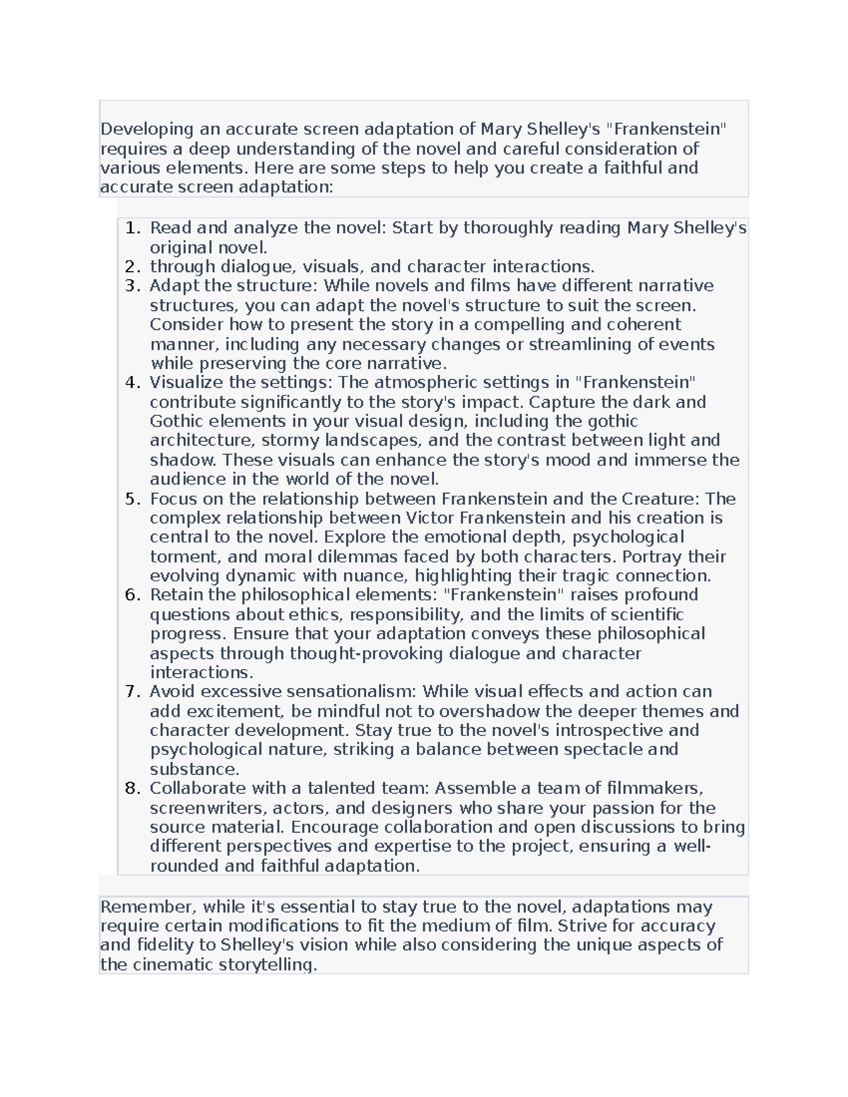 D;eueur - iiii - Developing an accurate screen adaptation of Mary ...