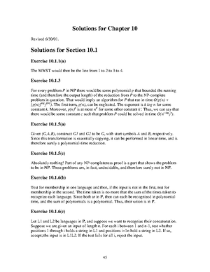 Introduction to Automata Theory Languages and Computation Solutions ...