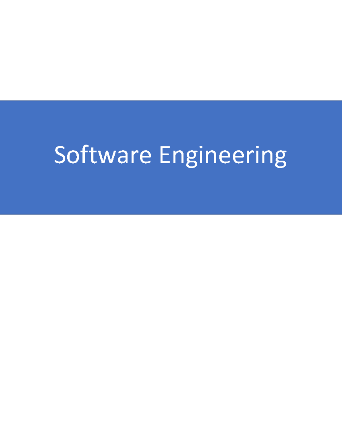 Software Engineering - Software Engineering Software: Software is a set ...