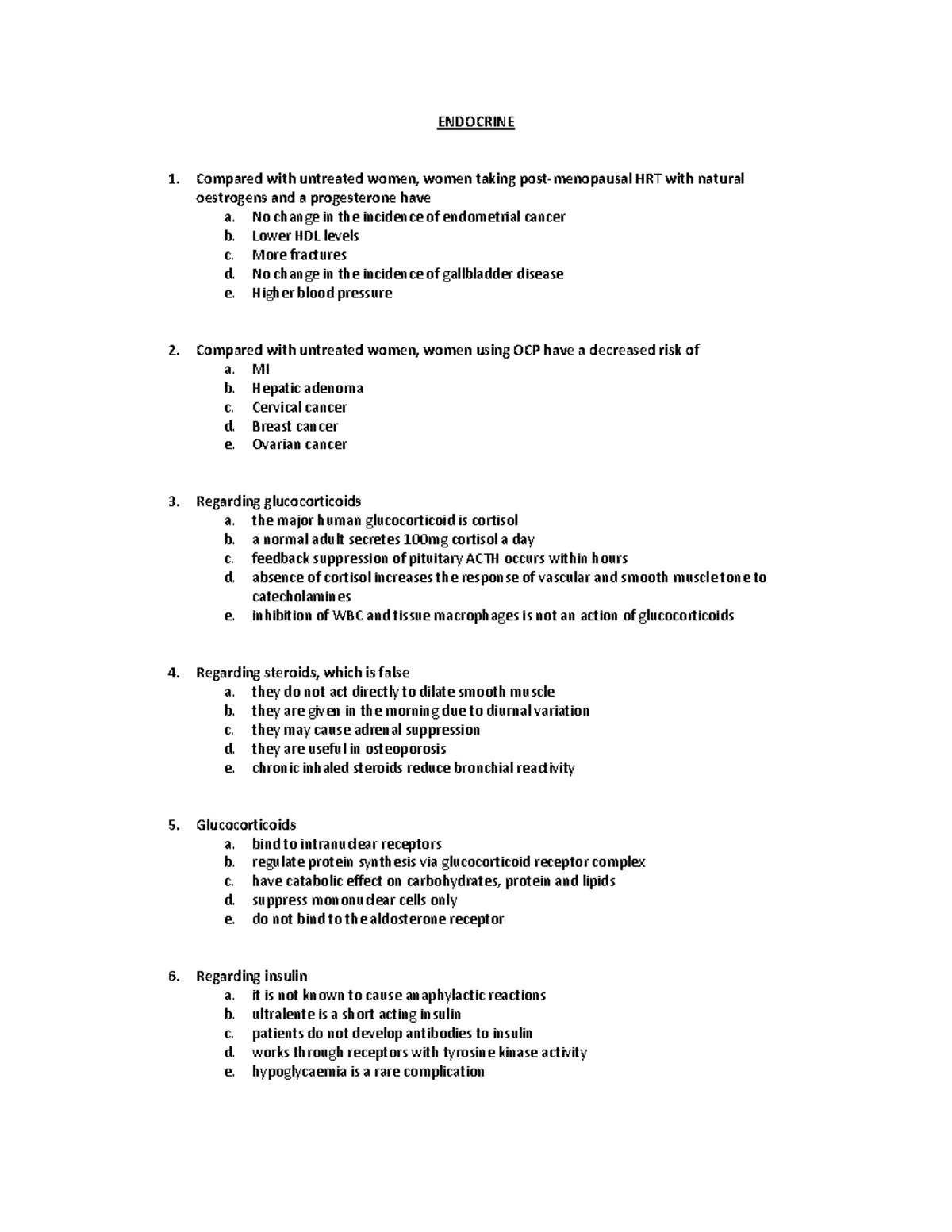 Endocrine System - This is breif practoce for medical science students ...