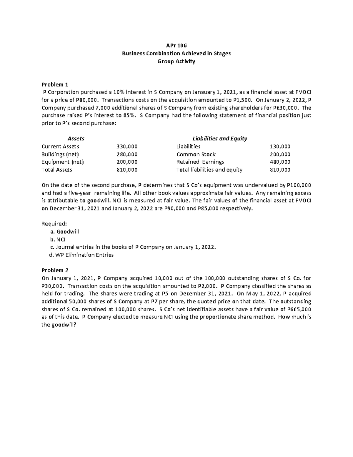 Step-Acquisition - AFAR STEP ACQUISITION - APr 106 Business Combination ...