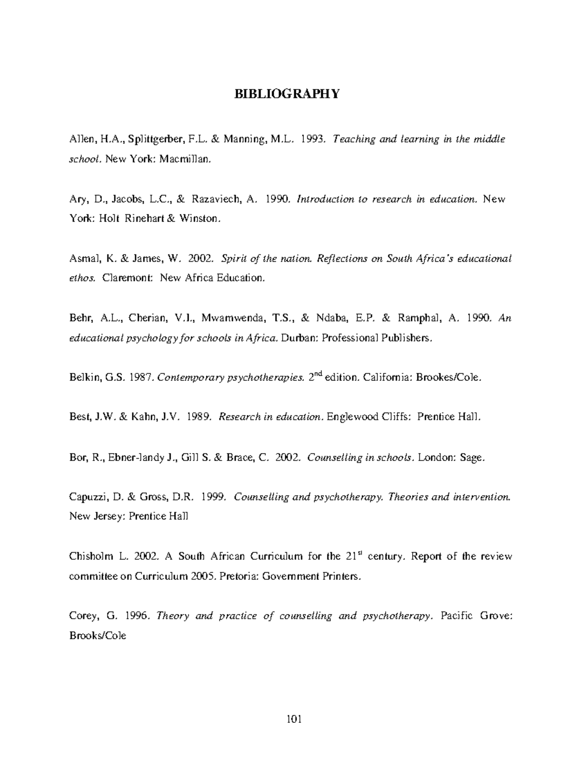 07bibliography - Essential Cell Biology - BIBLIOGRAPHY Allen, H., Splittgerber, F. & Manning, M ...