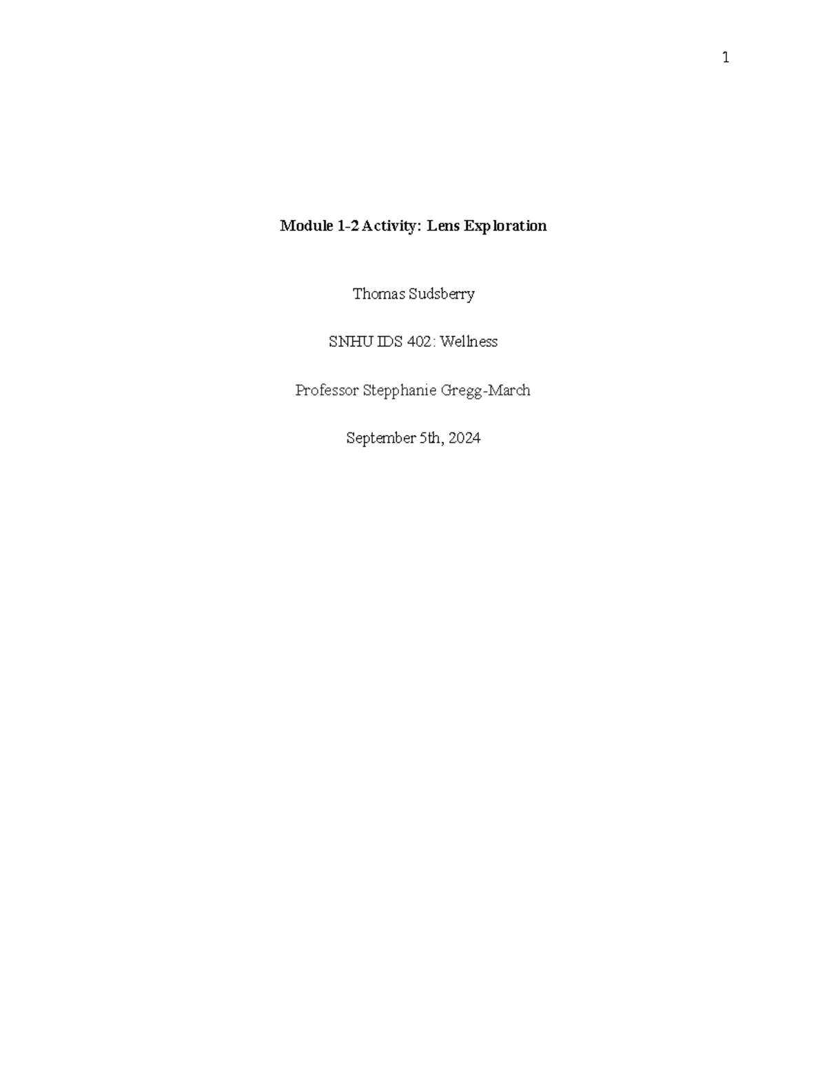 IDS 402 1-2 Practice Activity - Module 1-2 Activity: Lens Exploration ...