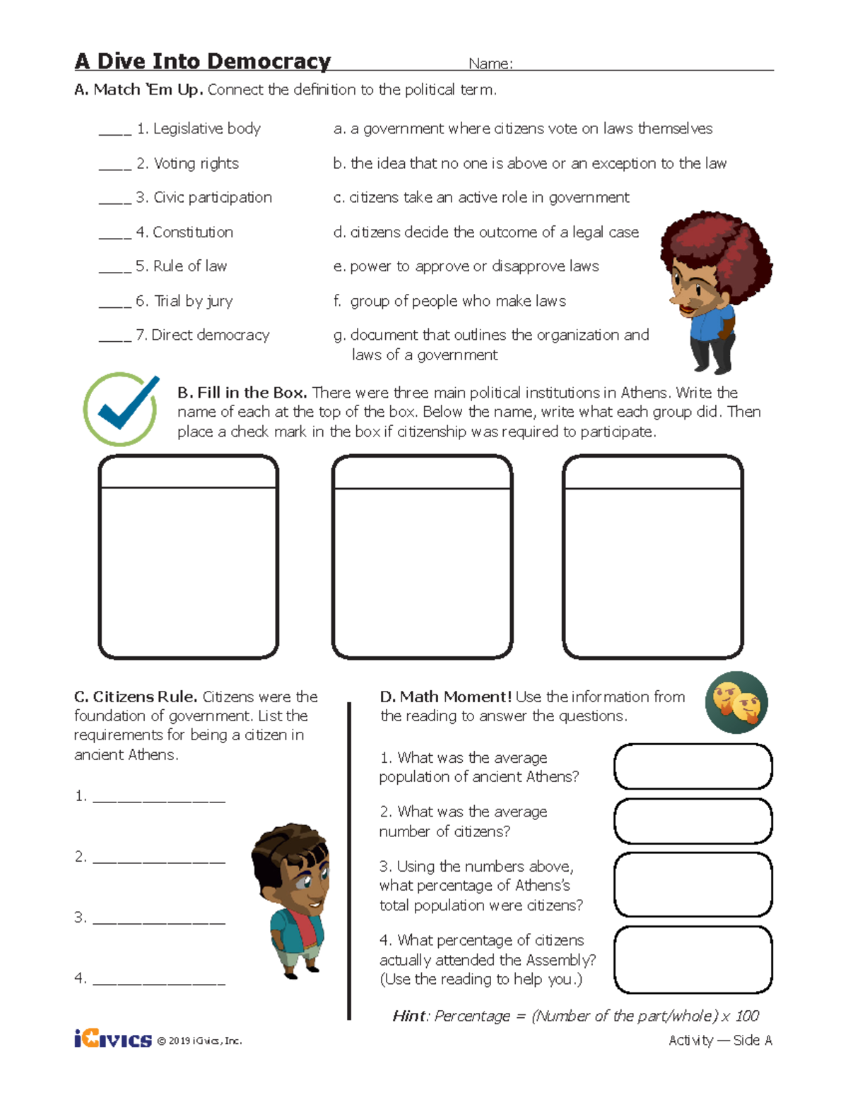 Jordan Lockett - A Dive Into Democracy Activities - © 2019 iCivics, Inc ...