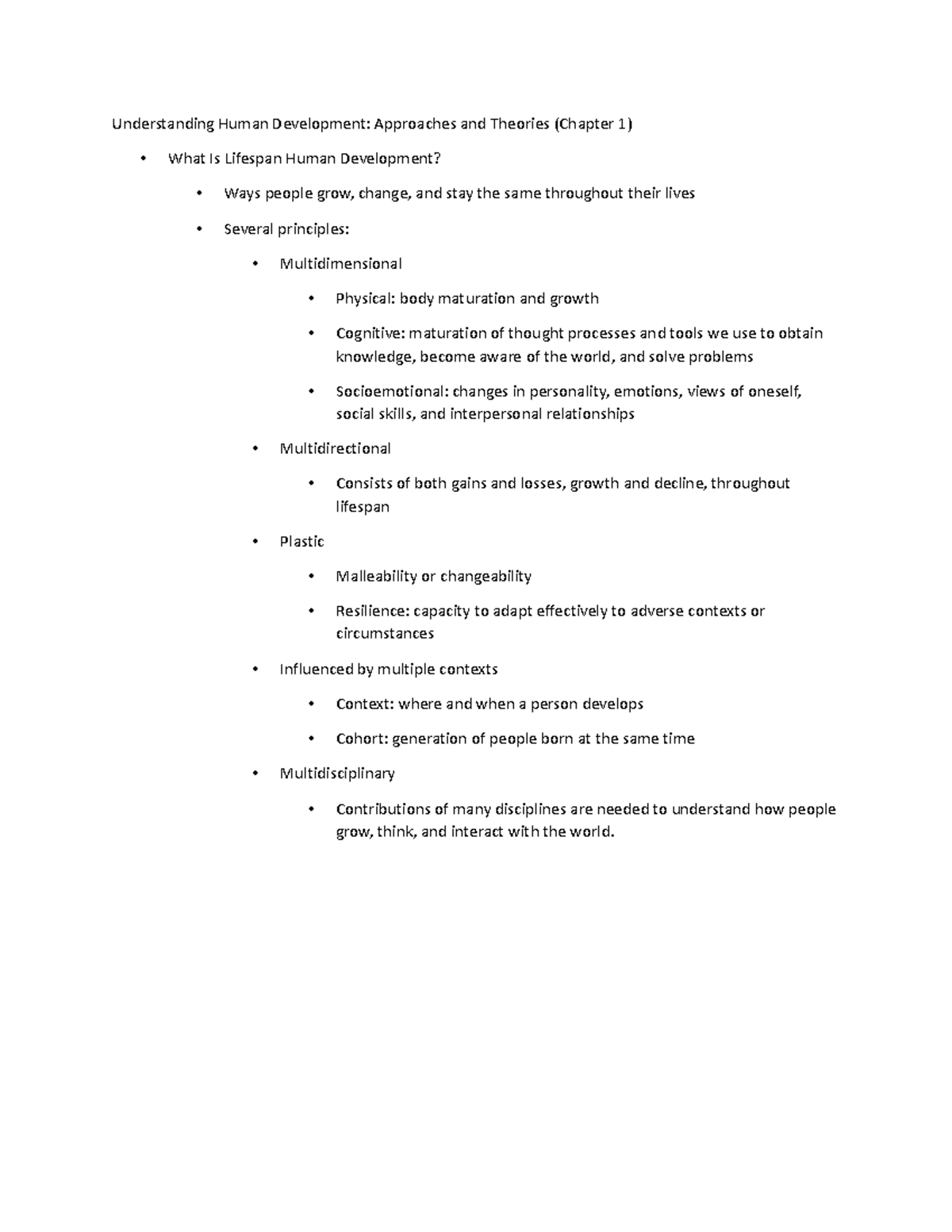 CHP 1 Pscyh 212 - Professor Rhiannon Traigle - Understanding Human ...