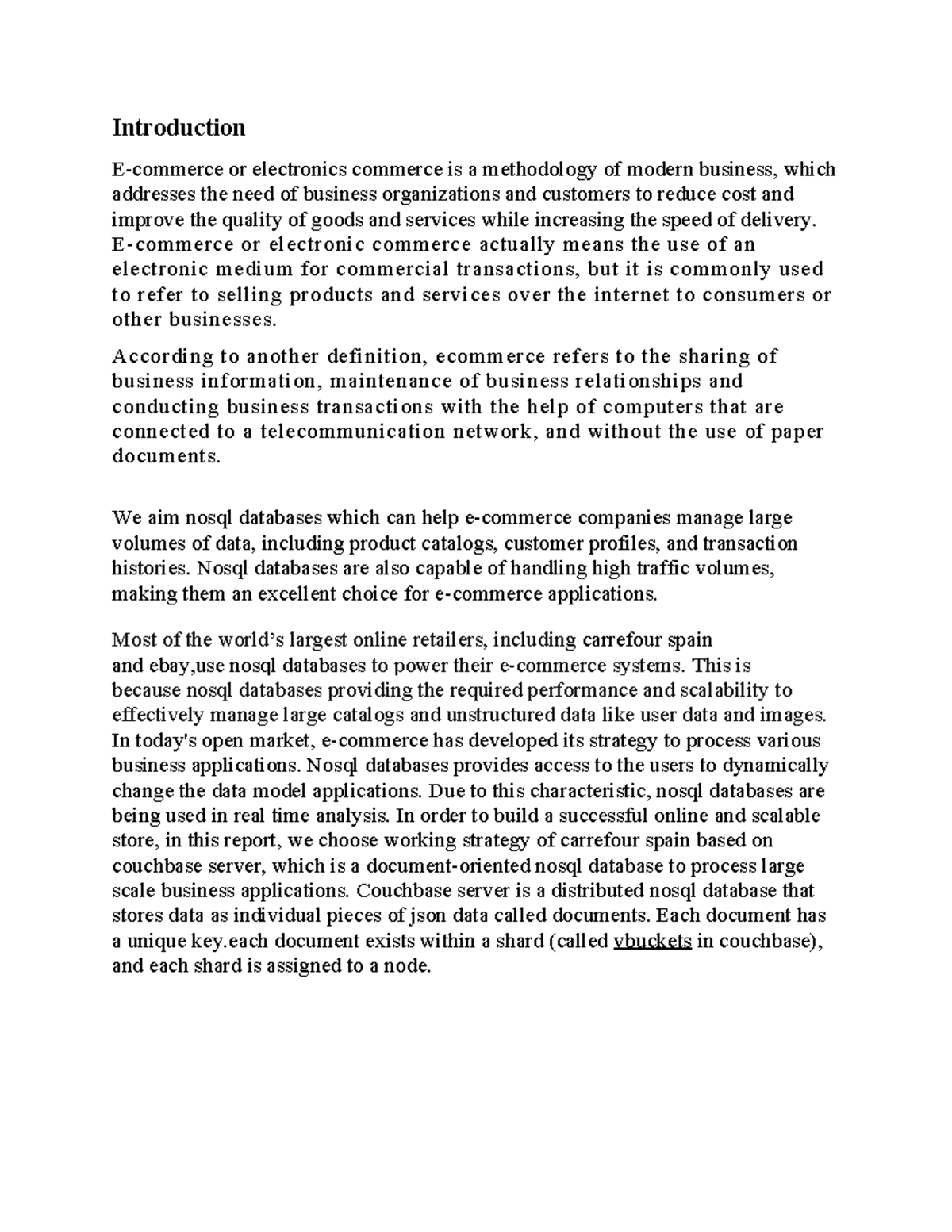 Carrefour E-commerce system And NoSQL Technology - Introduction E ...