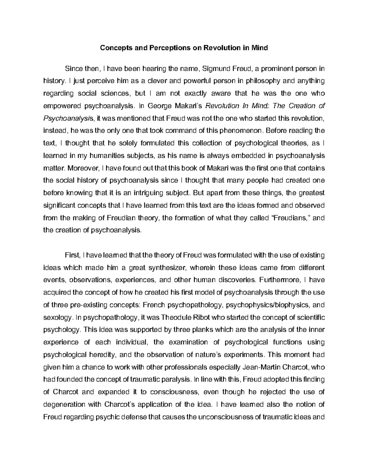 Intellectual revolution - Concepts and Perceptions on Revolution in ...