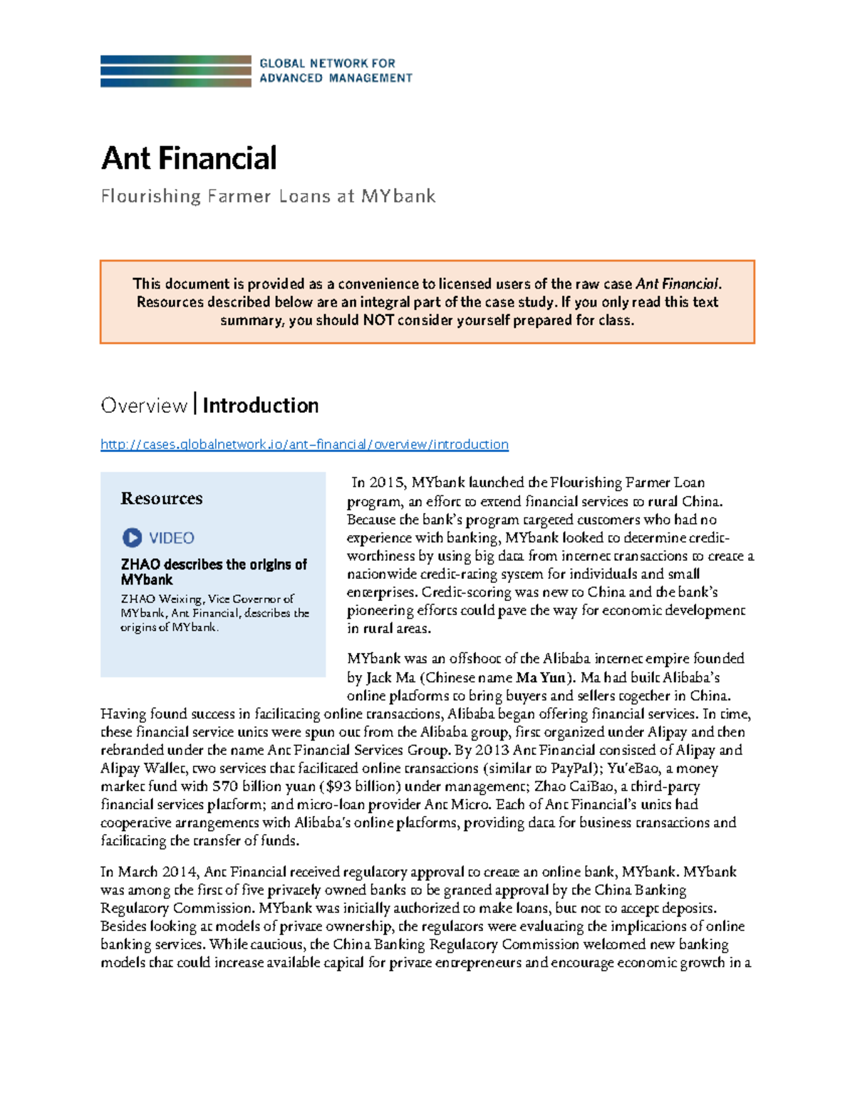 Ant Financial Final - This is a lecture note in economics. - Ant ...