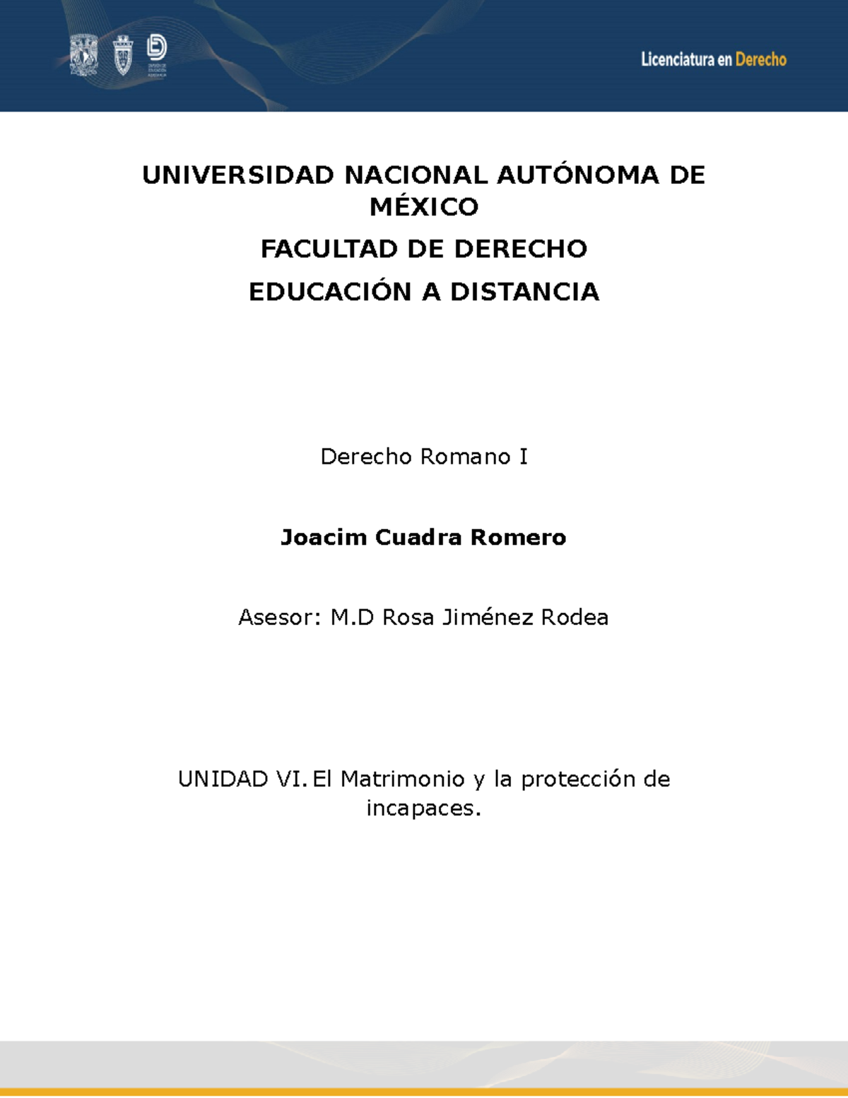Cuadra J a2U6 DR1 - frfrf - UNIVERSIDAD NACIONAL AUTÓNOMA DE MÉXICO ...