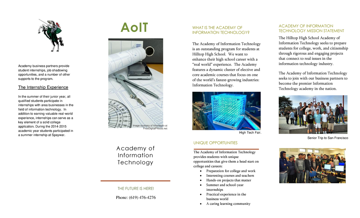 Brochure Ao IT 2 - Information Technology - ACADEMY OF INFORMATION ...