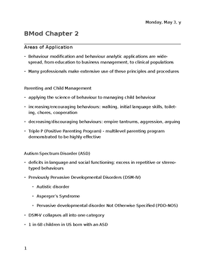 Behaviour Modification chapter 2 Textbook notes - Behavior Modification ...