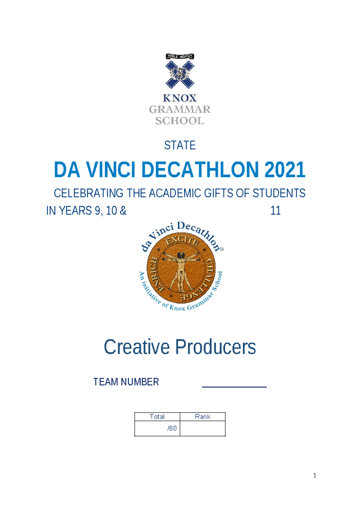 9-11 State Creative Producers Paper 2021 - STATE DA VINCI DECATHLON ...