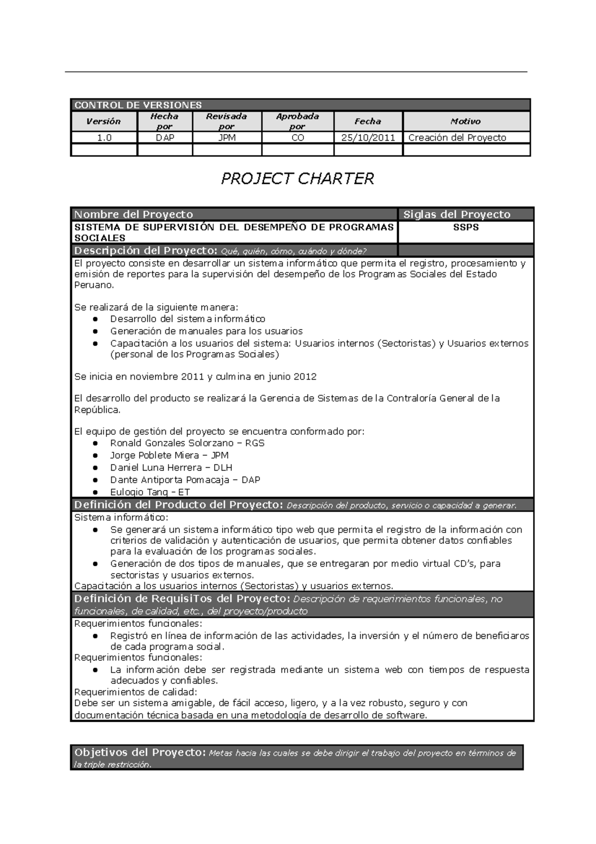 Project-charter-ejemplo compress - CONTROL DE VERSIONES Versión ...