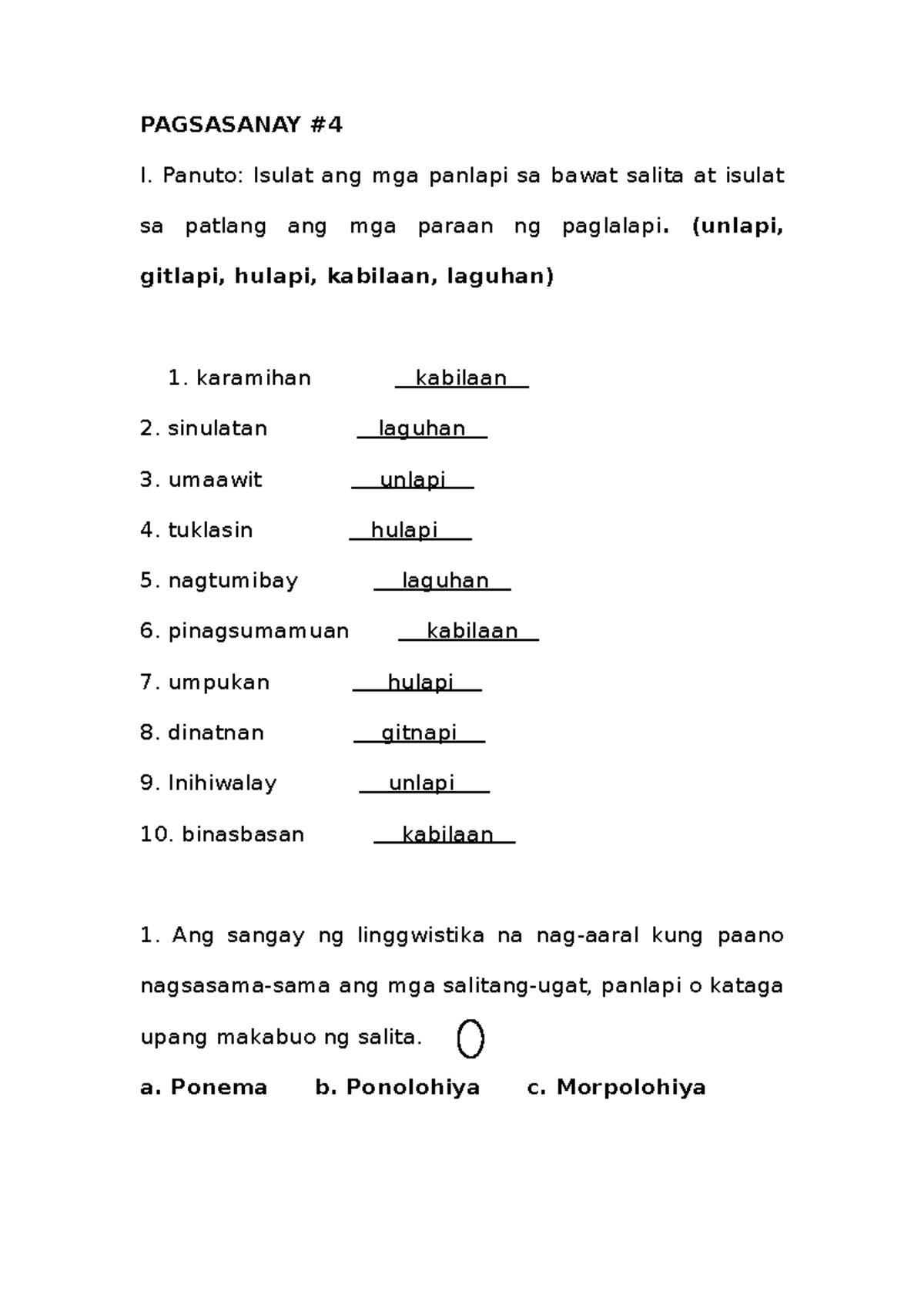Pagsasanay#4 - notes - bachelor of science in internal auditing - ICCT ...