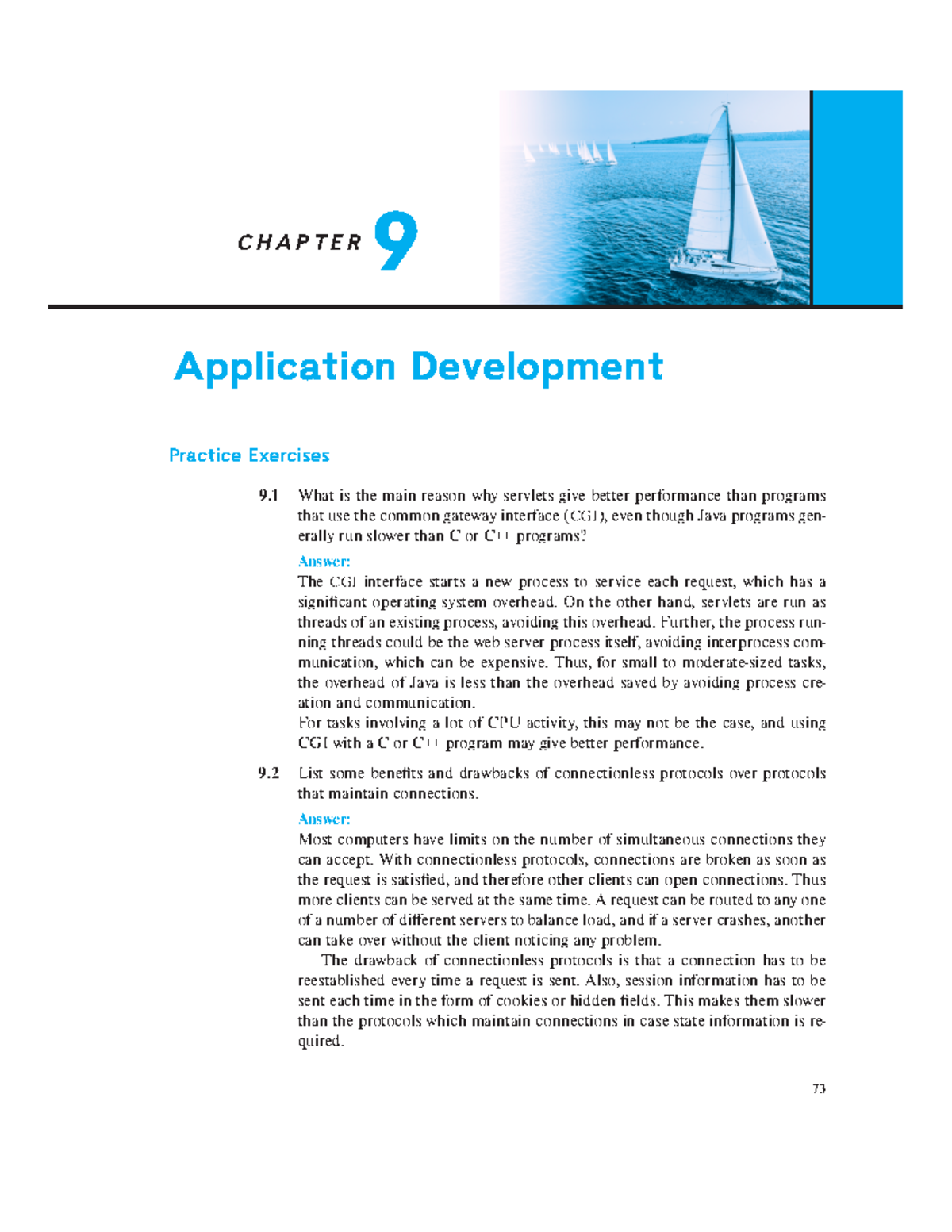 9 - Lecture notes wrwr - CHAPTER 9 Appli ation Development Pra ti eExer ...