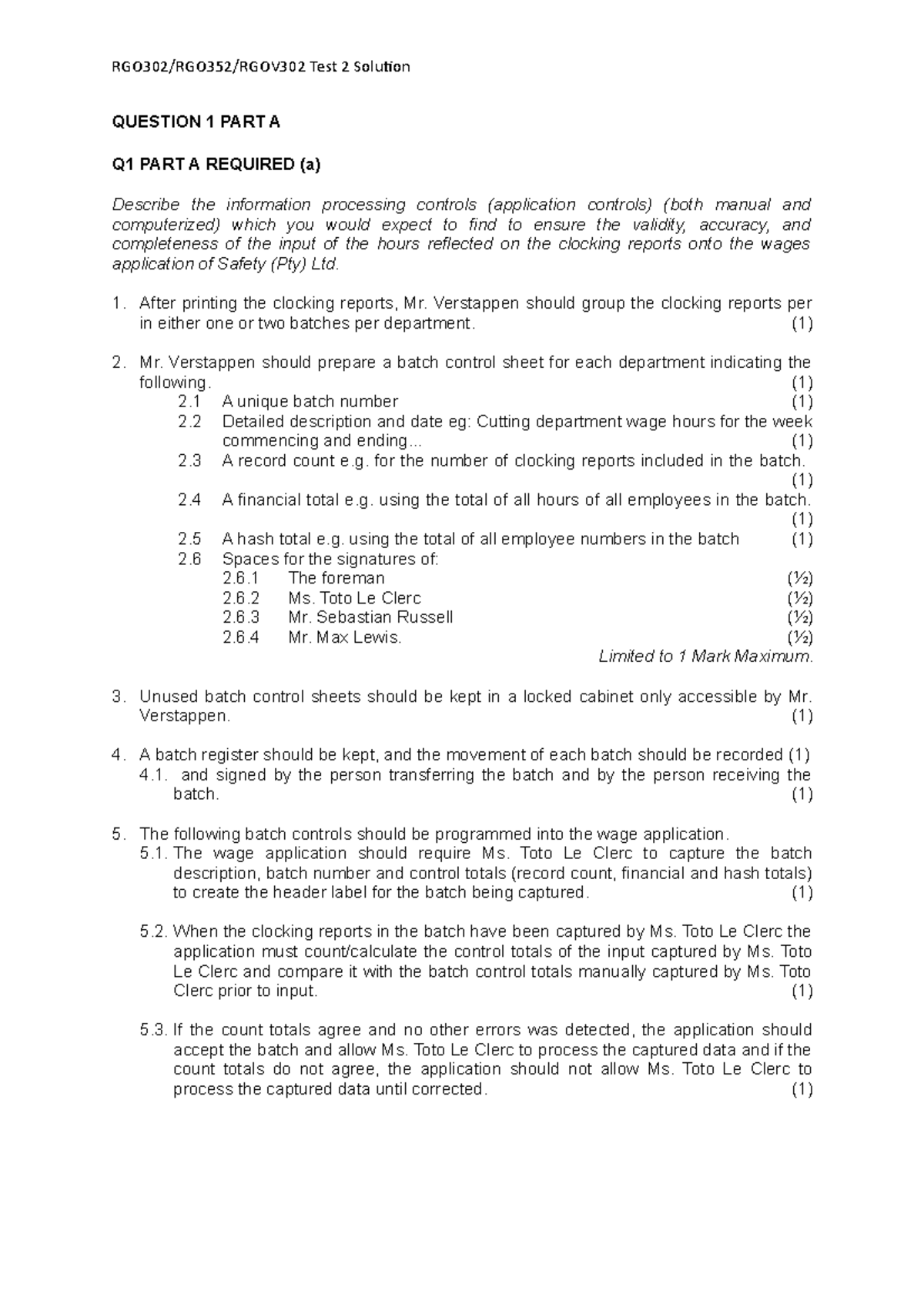 RGOV302 Test 2 Solution - 4 October 2022 - QUESTION 1 PART A Q1 PART A ...