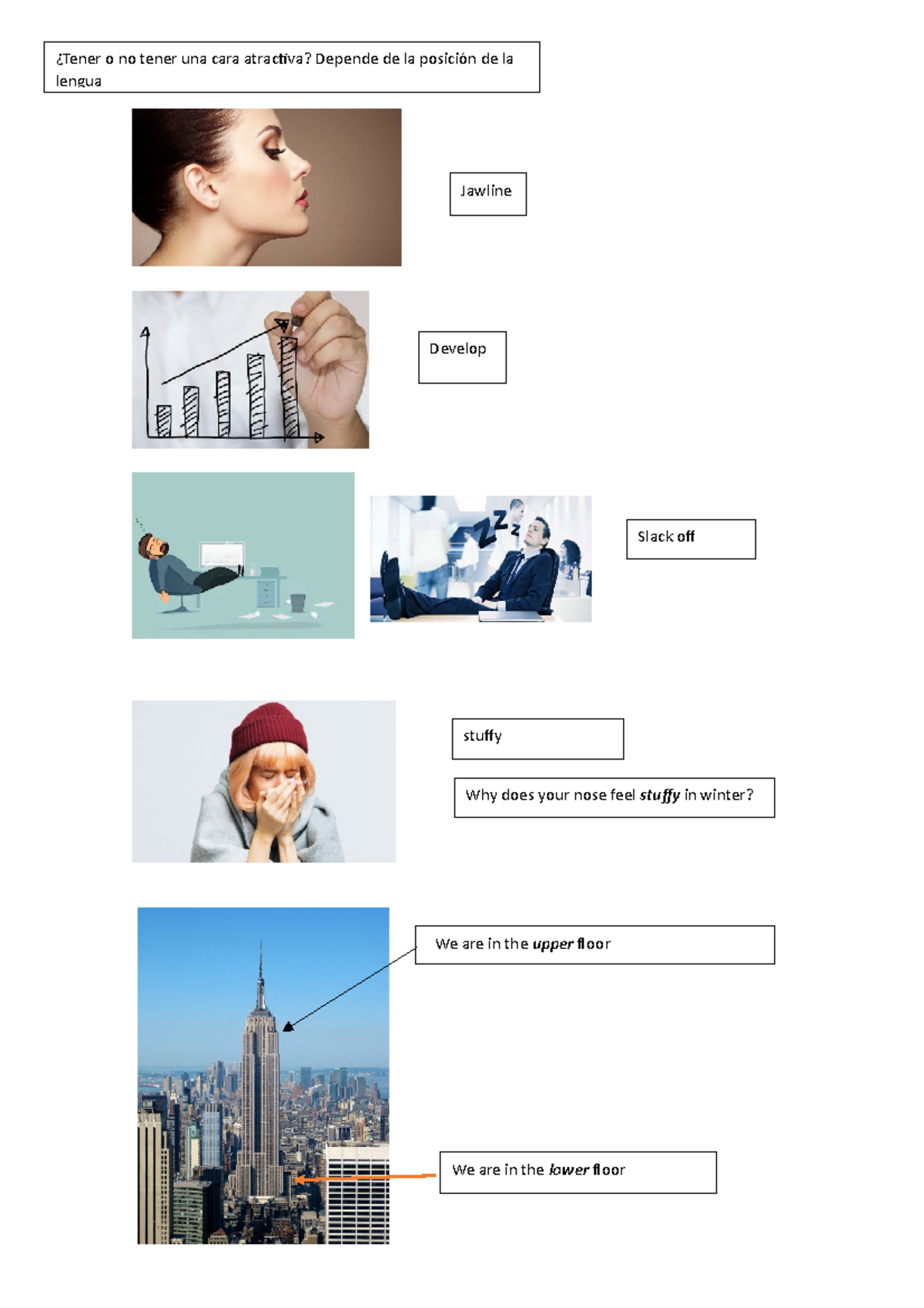 English vocabulary - as.lfm-kjas{a - stuffy Why does your nose feel ...