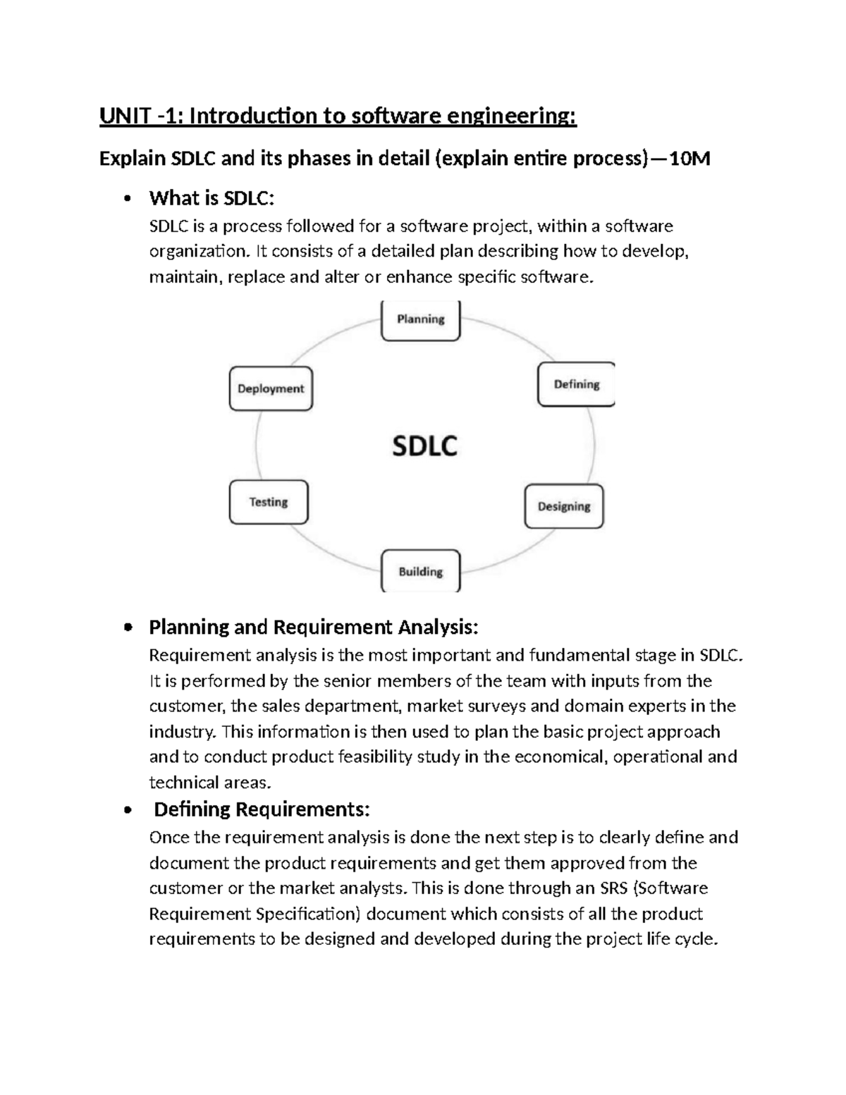 IMP Questions with Answers - UNIT -1: Introduction to software ...
