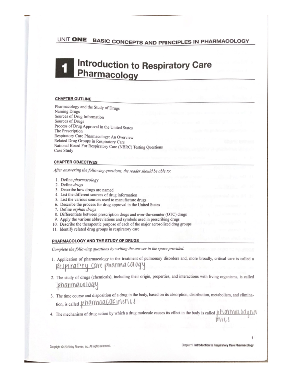 Rau’s ch. 1 workbook - NURS 3110 - Studocu