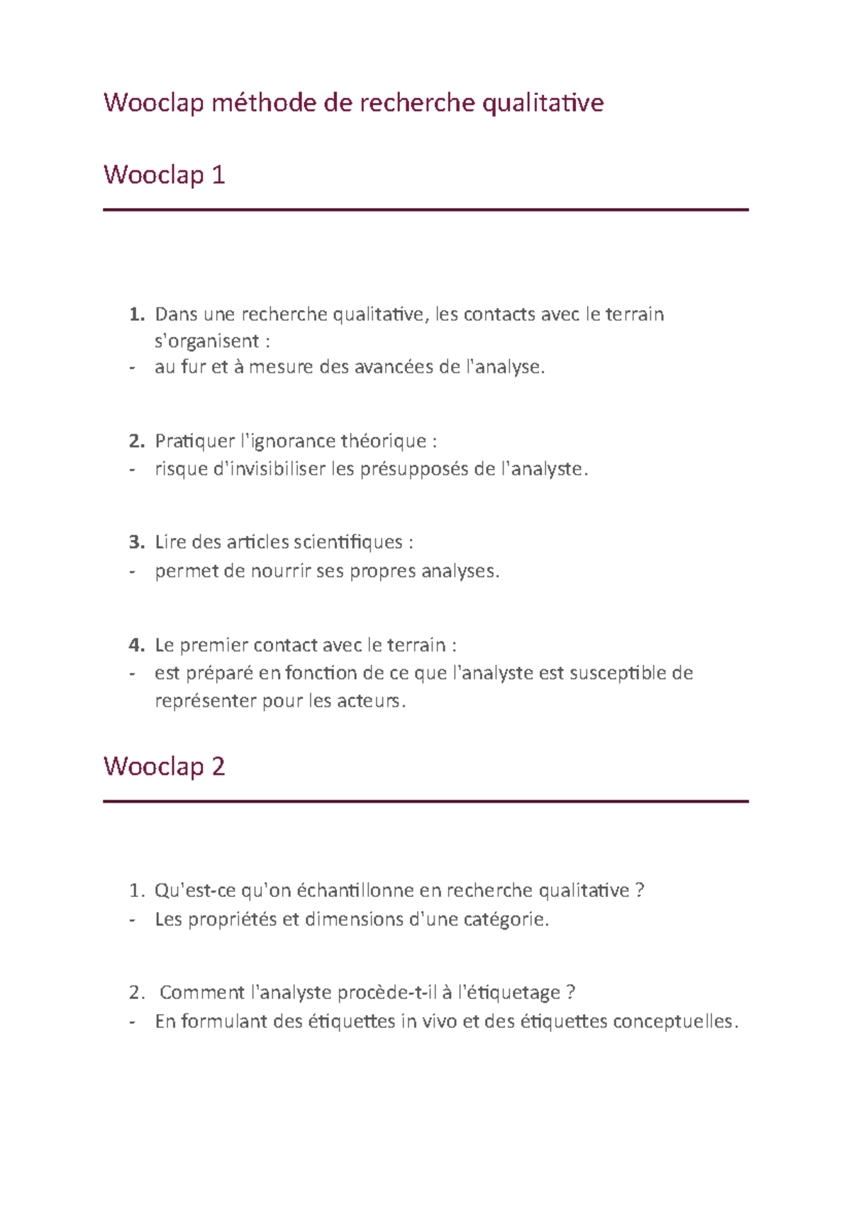 Wooclap méthode de recherche qualitative - Wooclap méthode de recherche ...