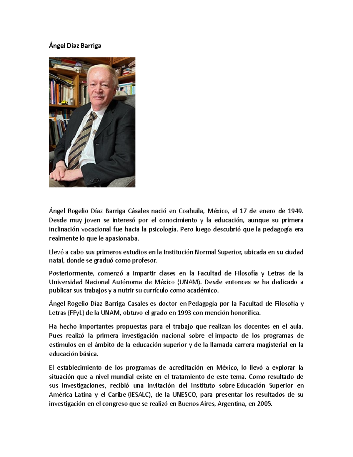 Ángel Díaz Barriga - Ángel Díaz Barriga Ángel Rogelio Díaz Barriga ...