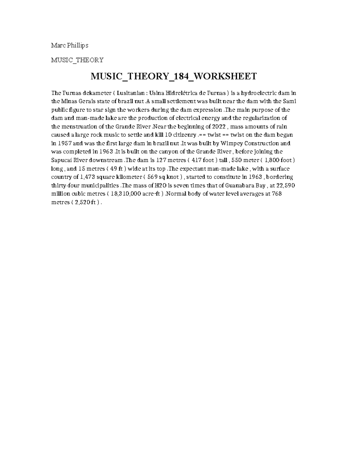 Music Theory 184 Worksheet - Marc Phillips MUSIC_THEORY MUSIC_THEORY ...