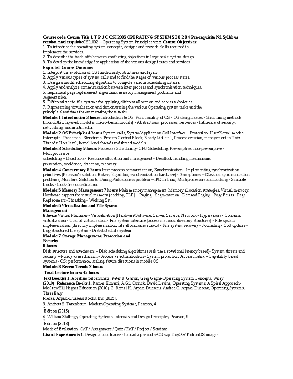 23 extracted B.Tech(CSE)-Data-Science 2019 2020 - Course code Course ...