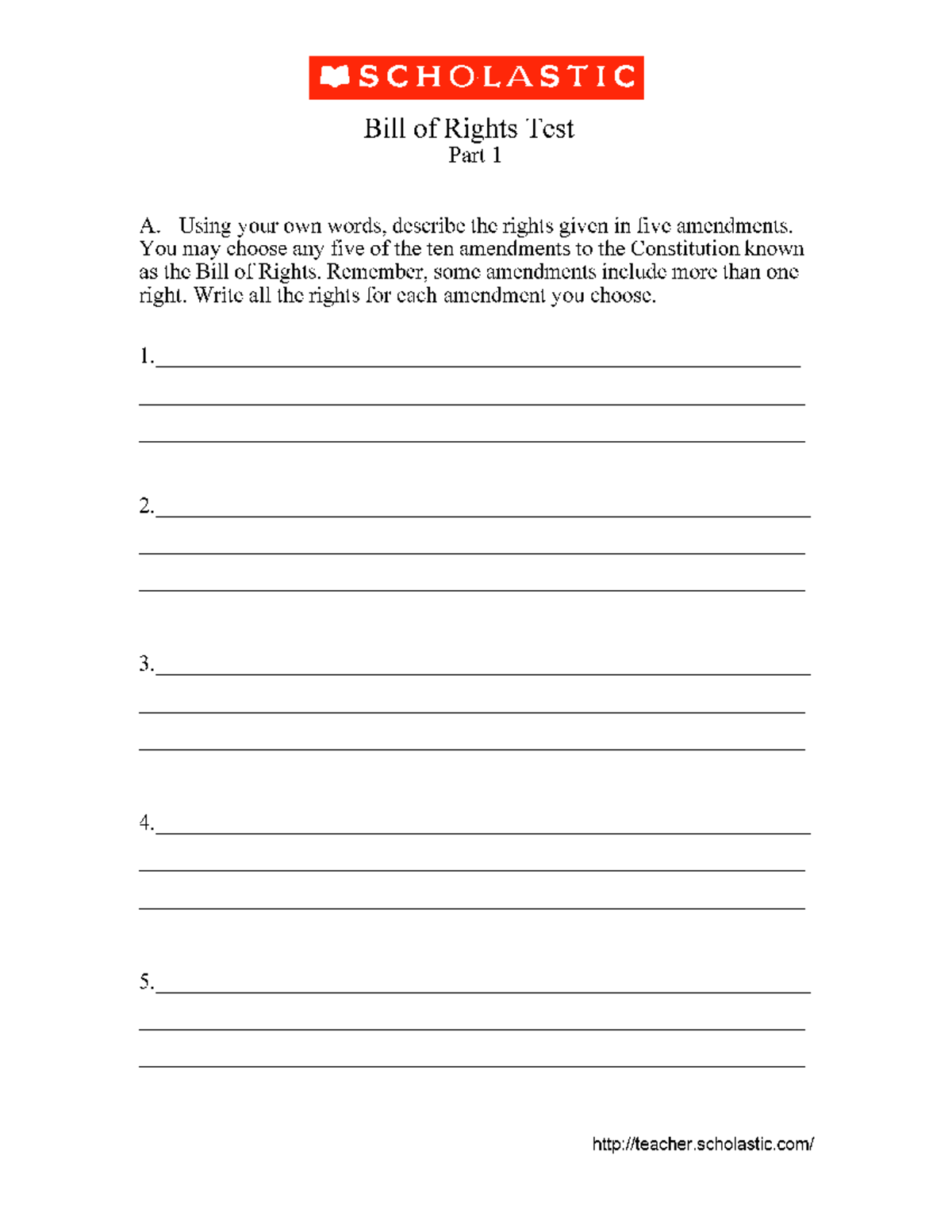 Bill of rights test - ffff - FRE 211 - Studocu