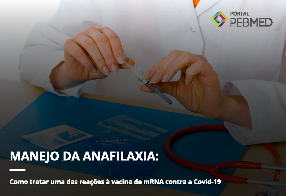 E-book -Anafilaxia - Manejo da anafilaxia: Como tratar uma das reações ...