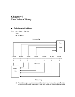 Chapter 4 - Gitman book solution - Principles of Managerial Finance Solution Lawrence J. Gitman ...