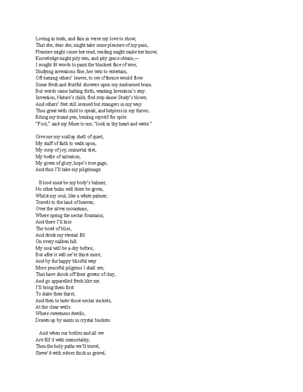 Untitled document-4 - poems - Loving in truth, and fain in verse my ...