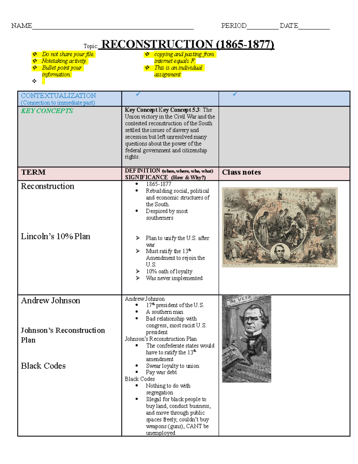 07 Reconstruction - NAME ...