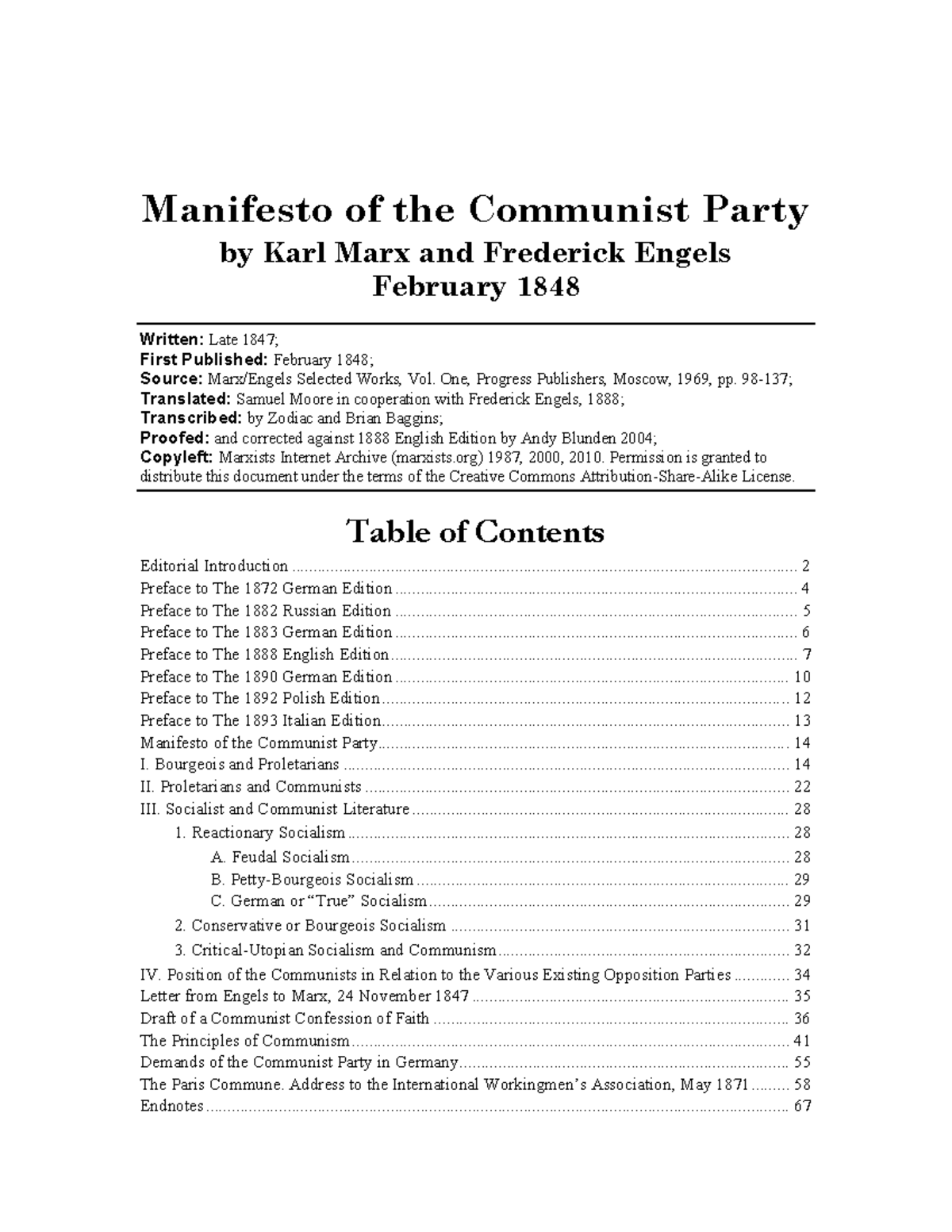 Manifesto of communist party: 1848 pamphlet by German philosophers Karl ...