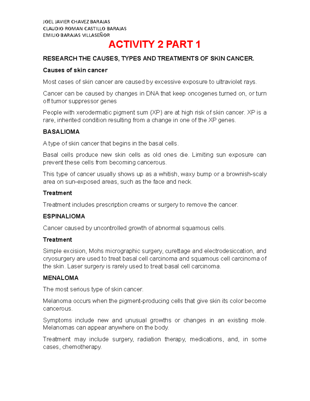 Activity 2 PART 1 - CDSFER - JOEL JAVIER CHAVEZ BARAJAS CLAUDIO ROMAN ...