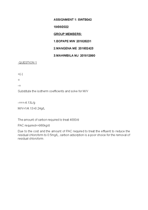 SSCA031 Module outline 2023 Final - Faculty of Science and Agriculture ...