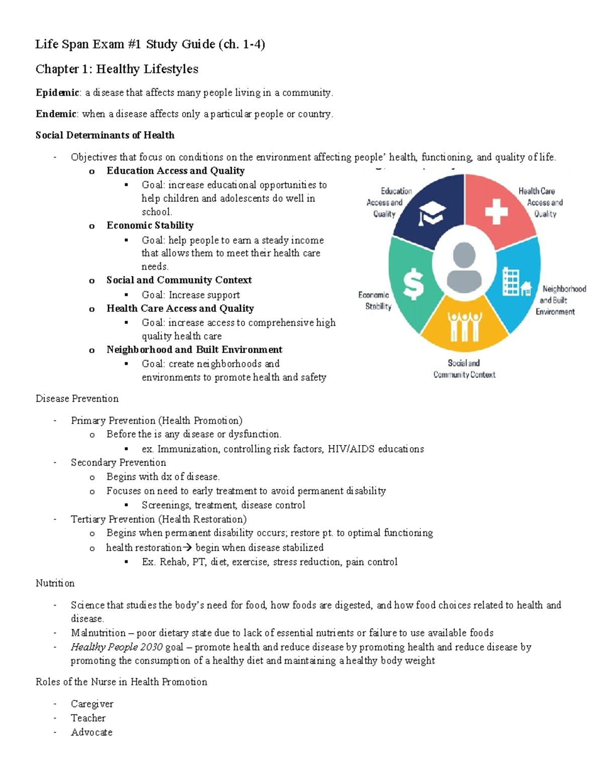 Life Span Study Guide - Life Span Exam #1 Study Guide (ch. 1-4) Chapter ...