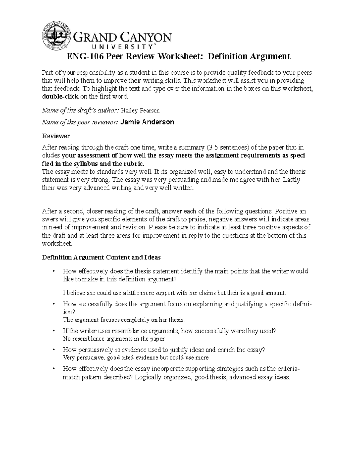 Peer Review English ENG 106 Peer Review Worksheet Definition peer-review-english-eng-106-peer-review-worksheet-definition