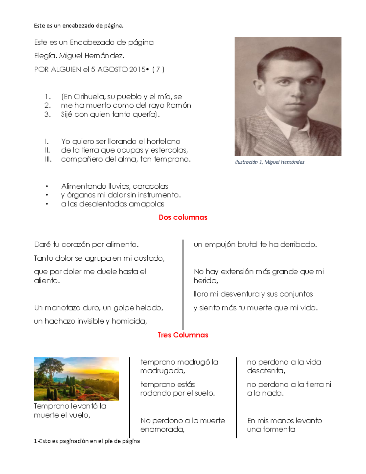 Trabajo DE Informatica - Este es un encabezado de p·gina. 1-Esto es paginaciÛn en el pie de p ...