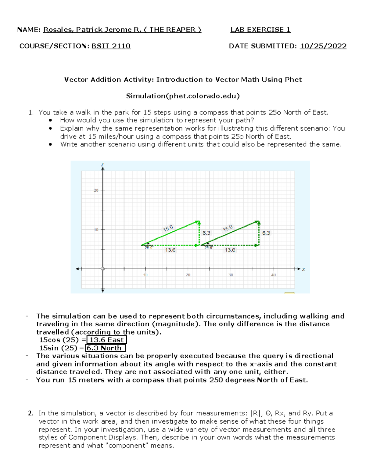 Lab1 PJ - Your Welcome! - NAME: Rosales, Patrick Jerome R. ( THE REAPER ...
